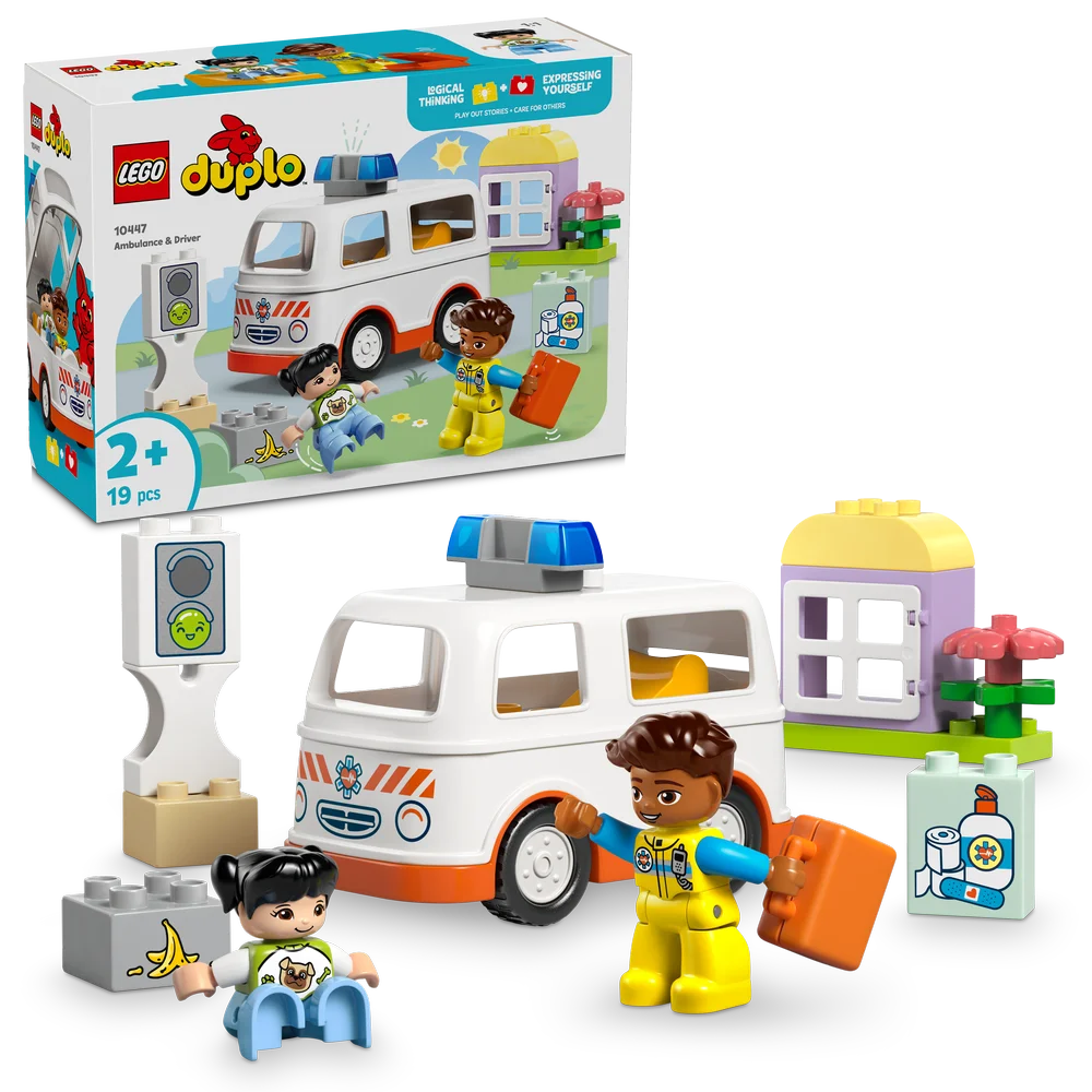 LEGO DUPLO 10447 Ambulance & Driver - Brick Store NZ