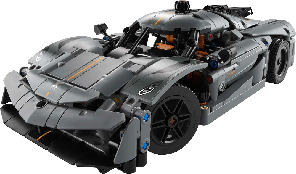 LEGO Technic 42173 Koenigsegg Jesko Absolut Grey Hypercar - Brick Store NZ
