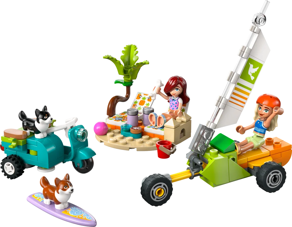 LEGO Friends 42641 Surfing Dogs and Scooter Adventure - Brick Store NZ