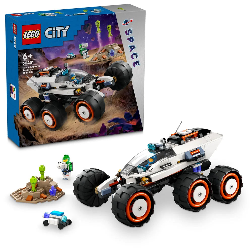 LEGO City 60431 Space Explorer Rover and Alien Life - Brick Store NZ
