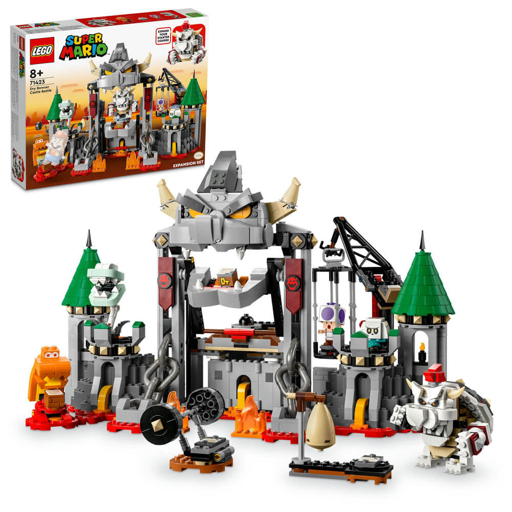 LEGO Super Mario 71423 Dry Bowser Castle Battle Expansion Set - Brick ...