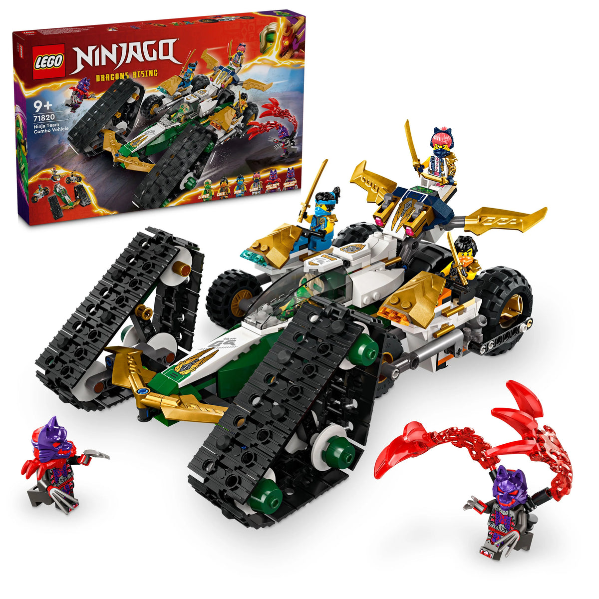 LEGO NINJAGO 71820 Ninja Team Combo Vehicle - Brick Store NZ
