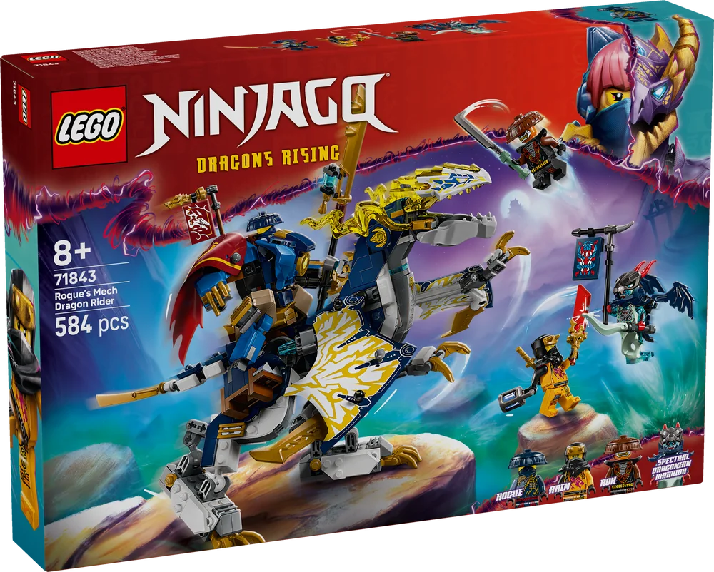 LEGO NINJAGO 71843 Rogue’s Mech Dragon Rider - Brick Store NZ