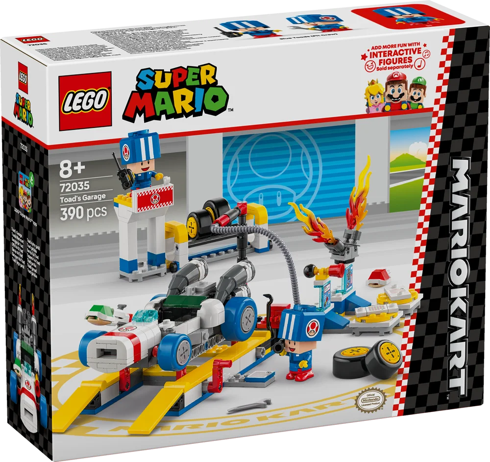 LEGO Super Mario 72035 Mario Kart – Toad's Garage - Brick Store NZ