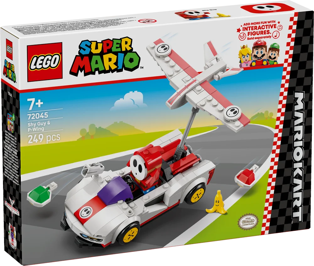 LEGO Super Mario 72045 Mario Kart – Shy Guy & P-Wing - Brick Store NZ
