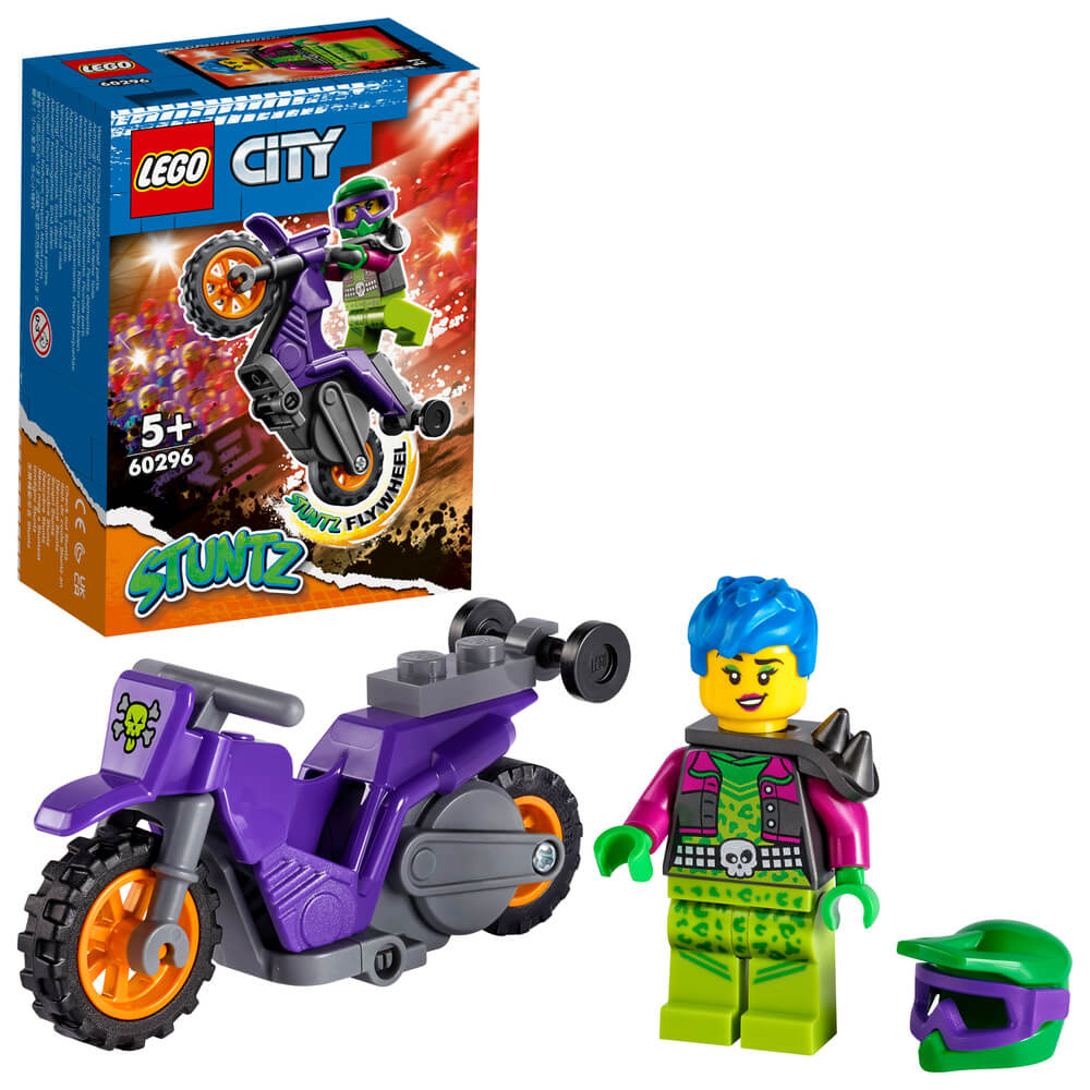 LEGO City 60296 Wheelie Stunt Bike - Brick Store NZ