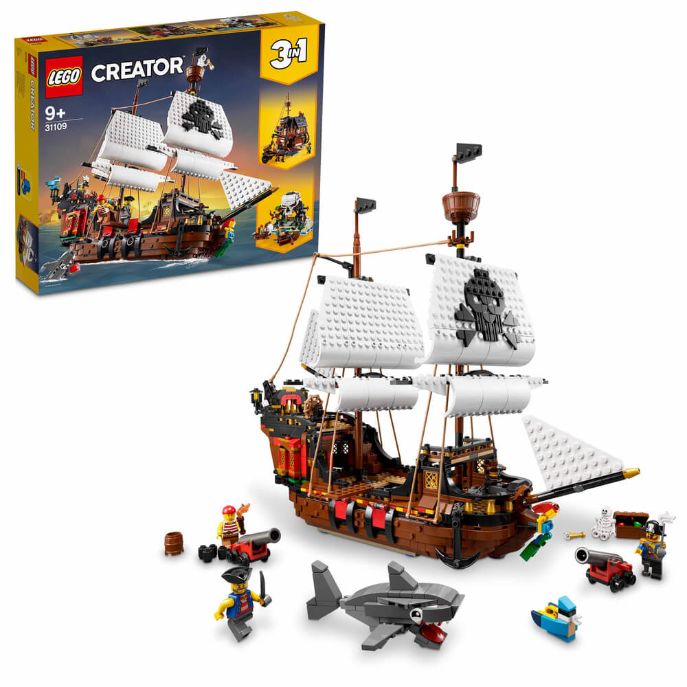 LEGO Creator 3-in-1 31109 Pirate Ship - Brick Store NZ