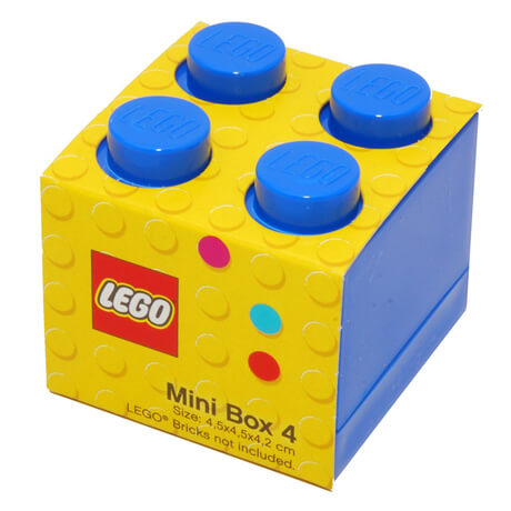 Lego Mini Box 4 Blue – Brick Store